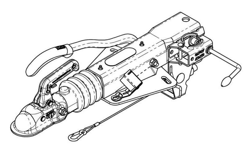 AL-KO Auflaufeinrichtung ZAF 1,5-2, 750-1500 kg | BT63087